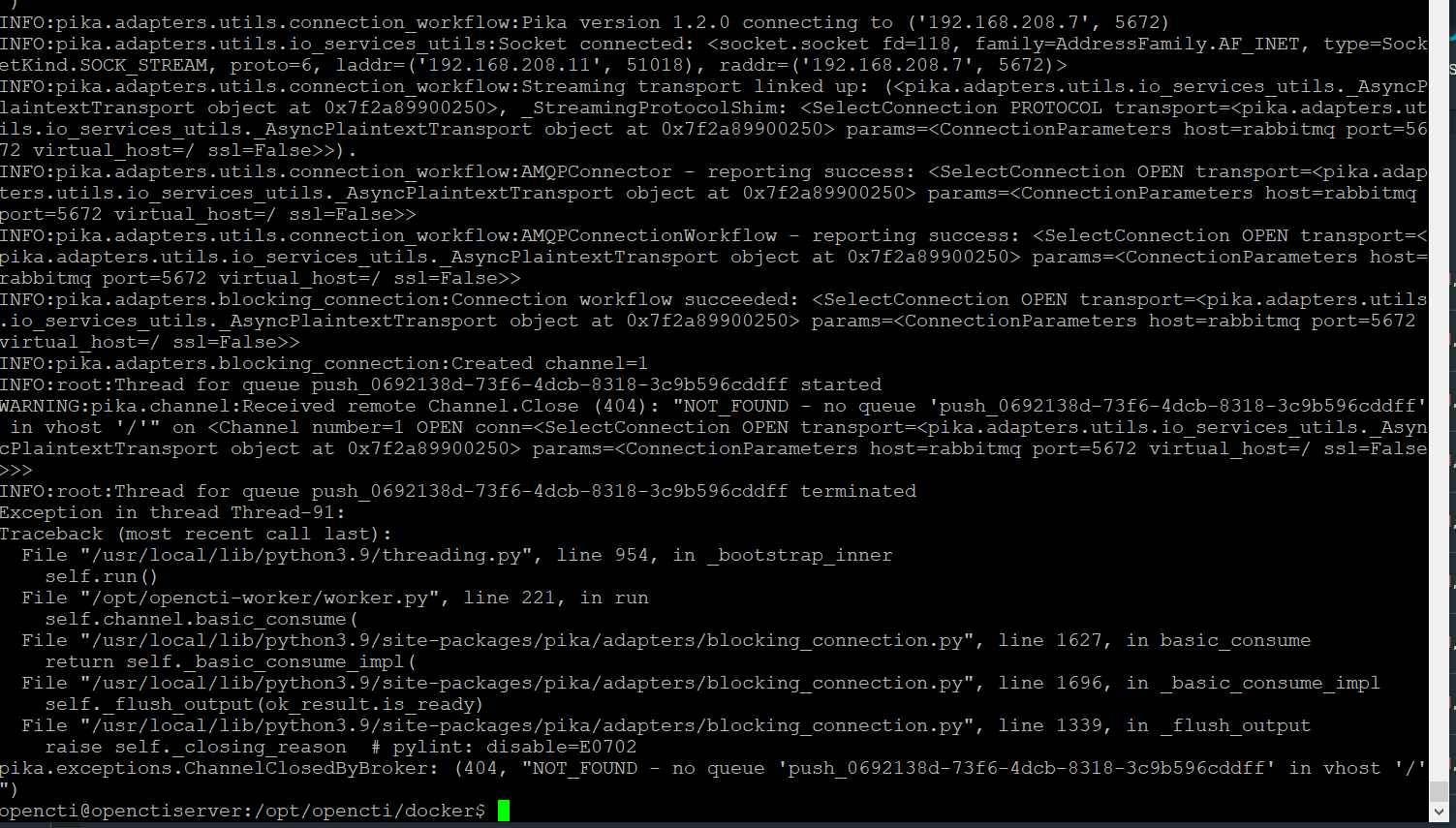 Feeds from MISP and others are not ingesting · Issue #1288 · OpenCTI-Platform/opencti · GitHub