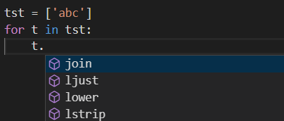 Missing completions inside list comprehension · Issue #2056 · microsoft/python-language-server ...