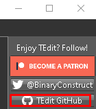 Github link in program goes to twitter · Issue #1270 · TEdit/Terraria-Map-Editor · GitHub