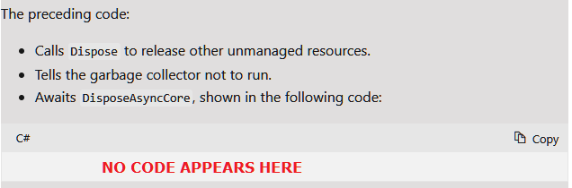Missing code for IAsyncDisposable section · Issue #23827 · dotnet/AspNetCore.Docs · GitHub