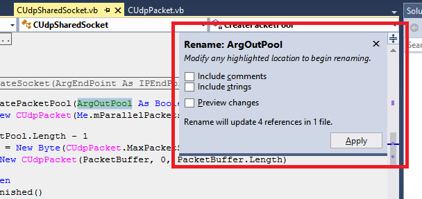 Vb Rename Tracking Refactoring Doesnt Work For Members Near A Region Block · Issue 22059