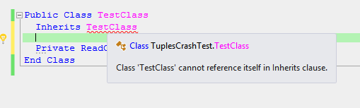Why Does This Even Compile Circular Self Initialisation · Issue 325 · Dotnet Vblang · Github