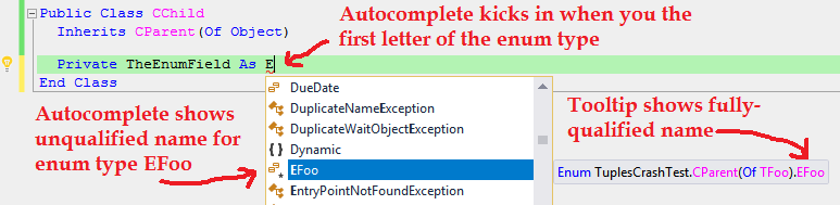 VB: Autocomplete should show and insert simplified name for enum members. · Issue #30008 ...