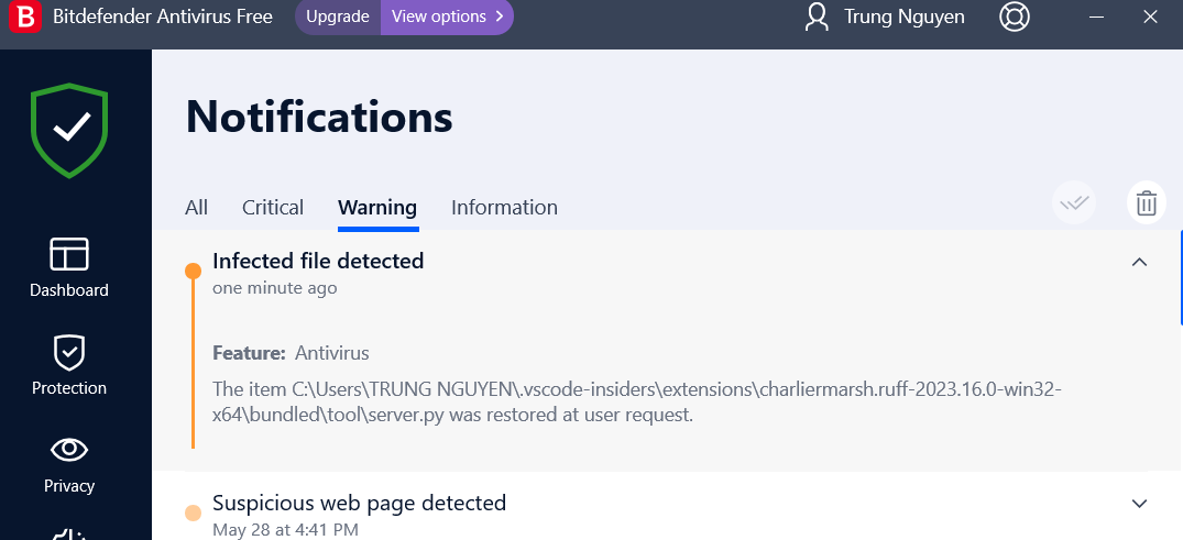 Plugin was infected by a virus · Issue #134 · astral-sh/ruff-lsp · GitHub