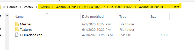 Bug Report - Other: Vortex Not installing files to correct location ...