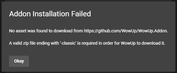 Install Addon URL Github No Release Assets · Issue #619 · WowUp/WowUp · GitHub
