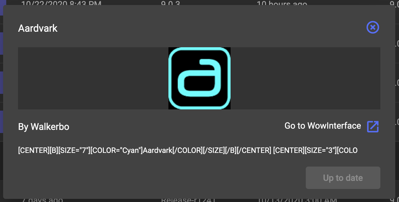 [2 X] Better Wowinterface Summary Support · Issue 303 · Wowup Wowup · Github