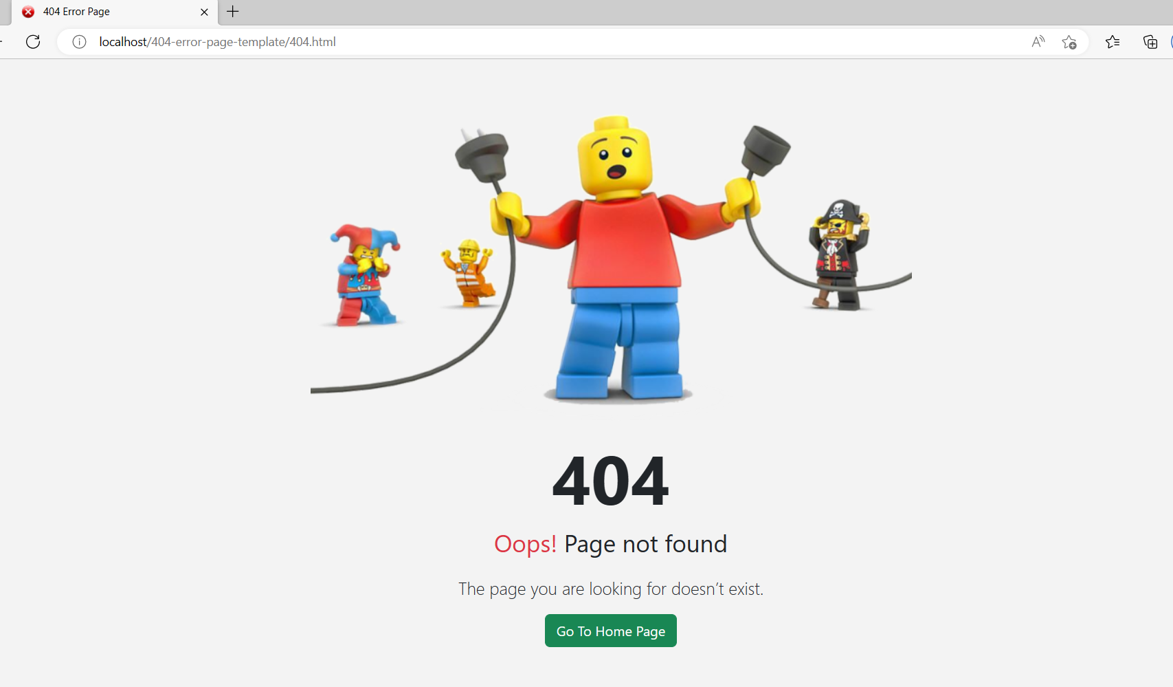 GitHub - KryptonB/free-404-error-page-template: Simple and responsive ...