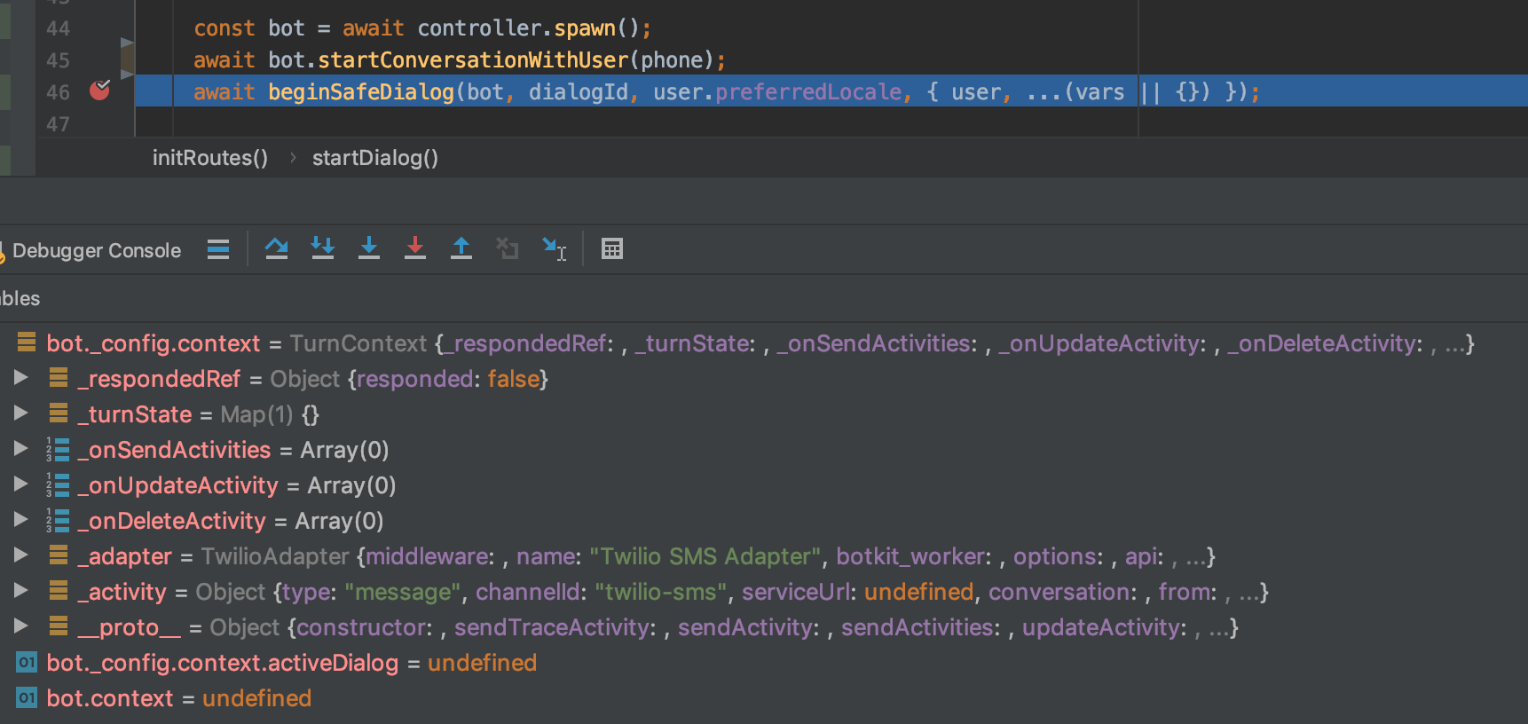 Support for dialog interruption hooks · Issue #1874 · howdyai/botkit · GitHub