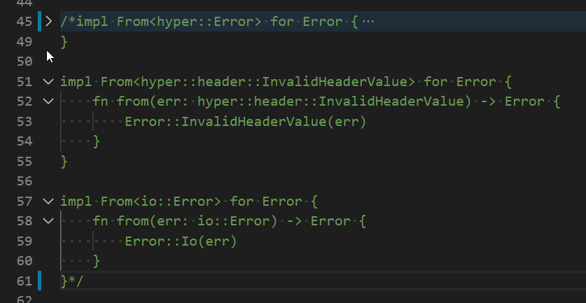 [VSCode] Support collapsing/folding block comments · Issue #5991 · rust ...