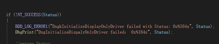 Dxgkinitializedisplayonlydriver Failed In Kmdod Project · Issue 939 