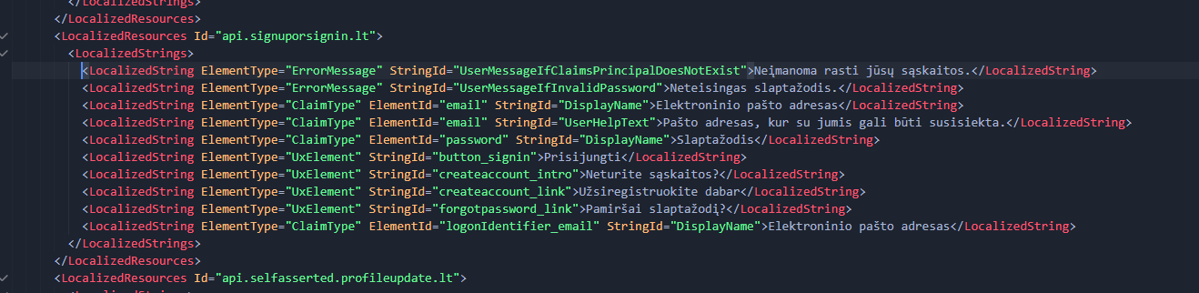 B2C - Localization strings · Issue #1625 · AzureAD/microsoft-authentication-library-for-js · GitHub