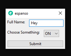 FEATURE: Form Labels · Issue #468 · espanso/espanso · GitHub