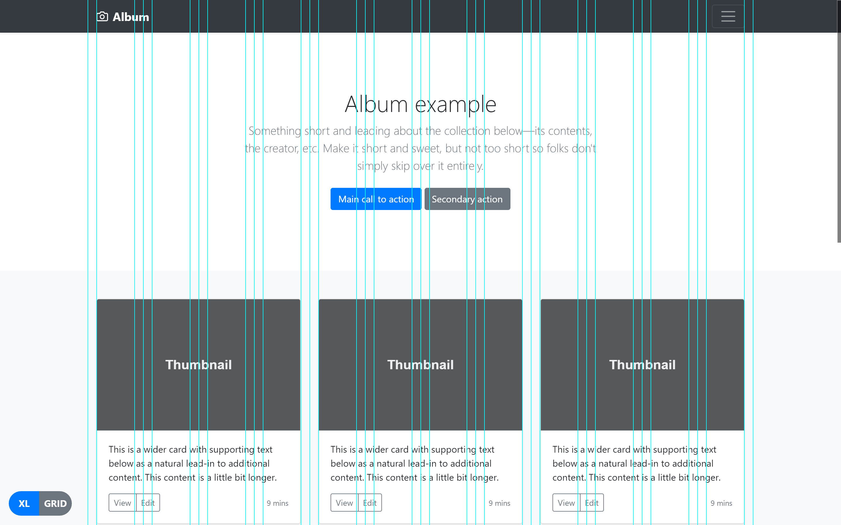 GitHub Yepteam bootstrap grid guides Illustrator Like Grid Guides
