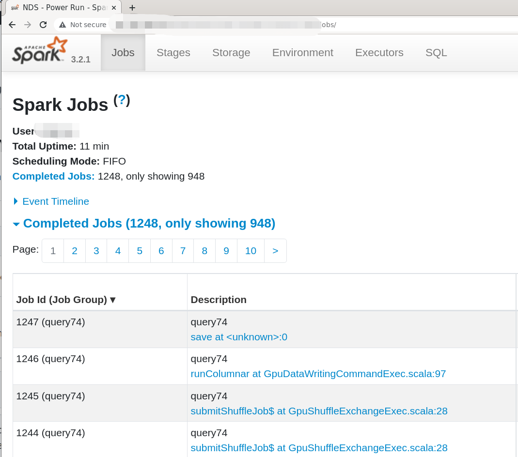 Query Name Should Show Up In The Sql Description Ui Page · Issue 17 · Nvidiaspark Rapids 
