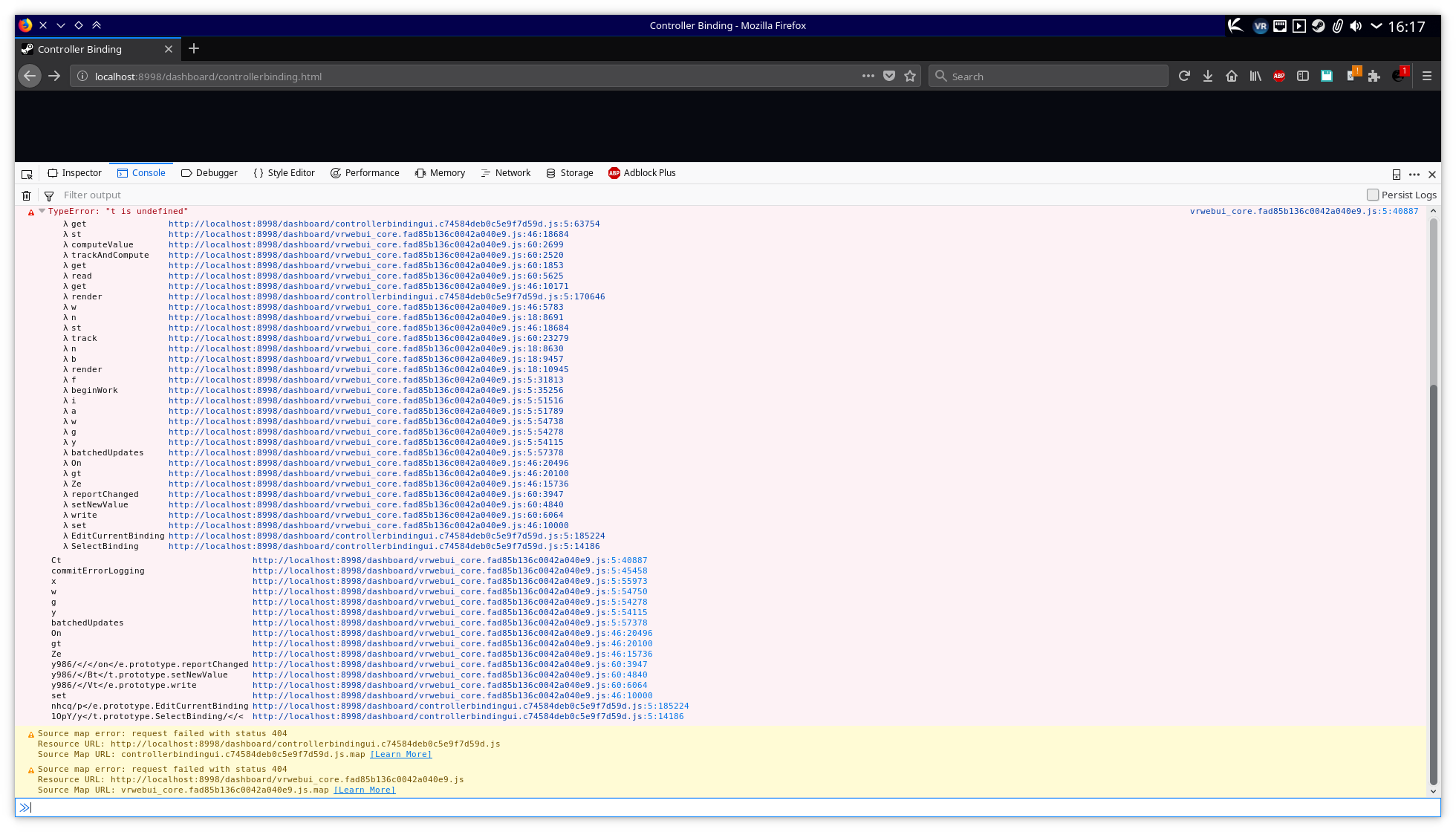 Web interface broken · Issue #896 · ValveSoftware/openvr · GitHub
