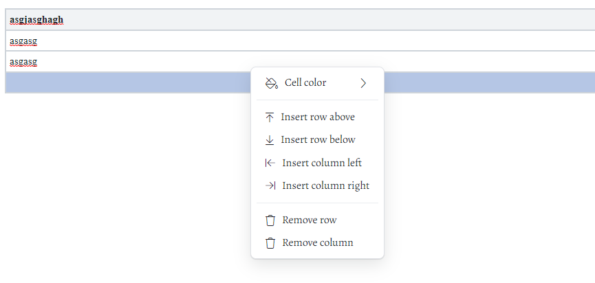 Programatically selecting table cells, rows, columns · ueberdosis tiptap · Discussion #2065 · GitHub
