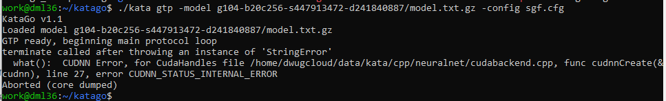 CUBLAS_STATUS_NOT_INITIALIZED · Issue #22 · lightvector/KataGo · GitHub