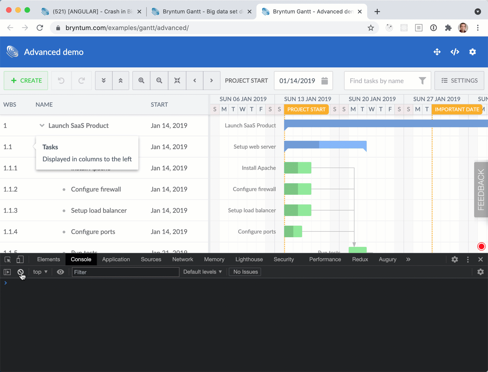 Gantt throws on task terminal drag · Issue #3116 · bryntum/support · GitHub