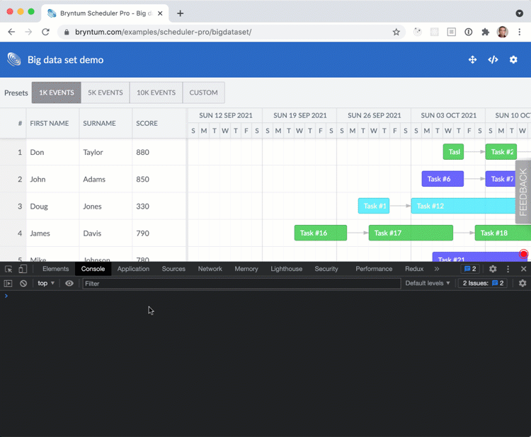 dataChange event does not fire on SchedulerPro · Issue #3428 · bryntum/support · GitHub