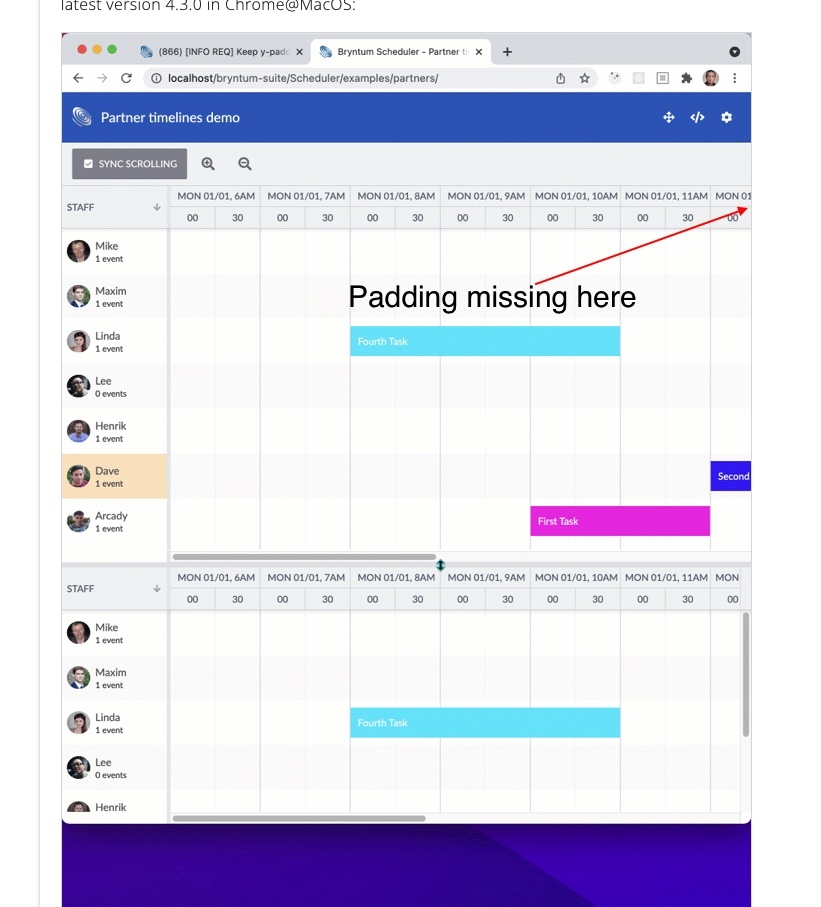 Extra scrollbar space when resizing partner panels · Issue #3495 · bryntum/support · GitHub