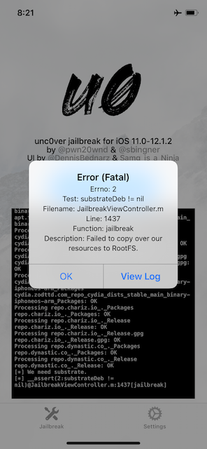 ERROR (FATAL) Errno 2: Failed to copy over our resources to RootFS · Issue #726 · pwn20wndstuff ...