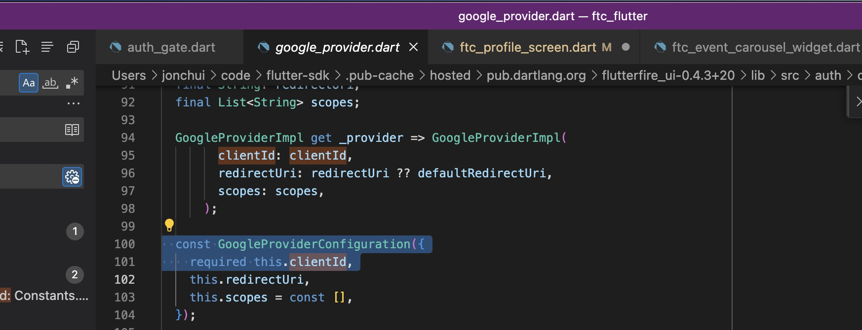 [google_sign_in] Android documentation is wrong · Issue #107532 · flutter/flutter · GitHub