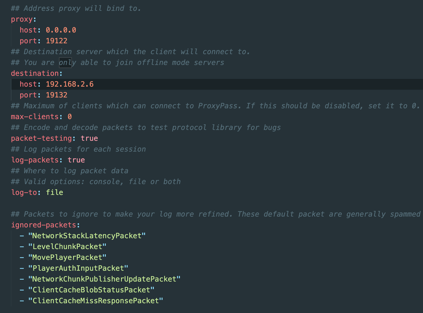 Version 1.19.51 can not be linked into the game · Issue #40 · CloudburstMC/ProxyPass · GitHub