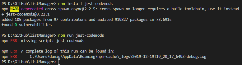 Cannot find module 'core-js/modules/**' · Issue #187 · skovhus/jest-codemods · GitHub