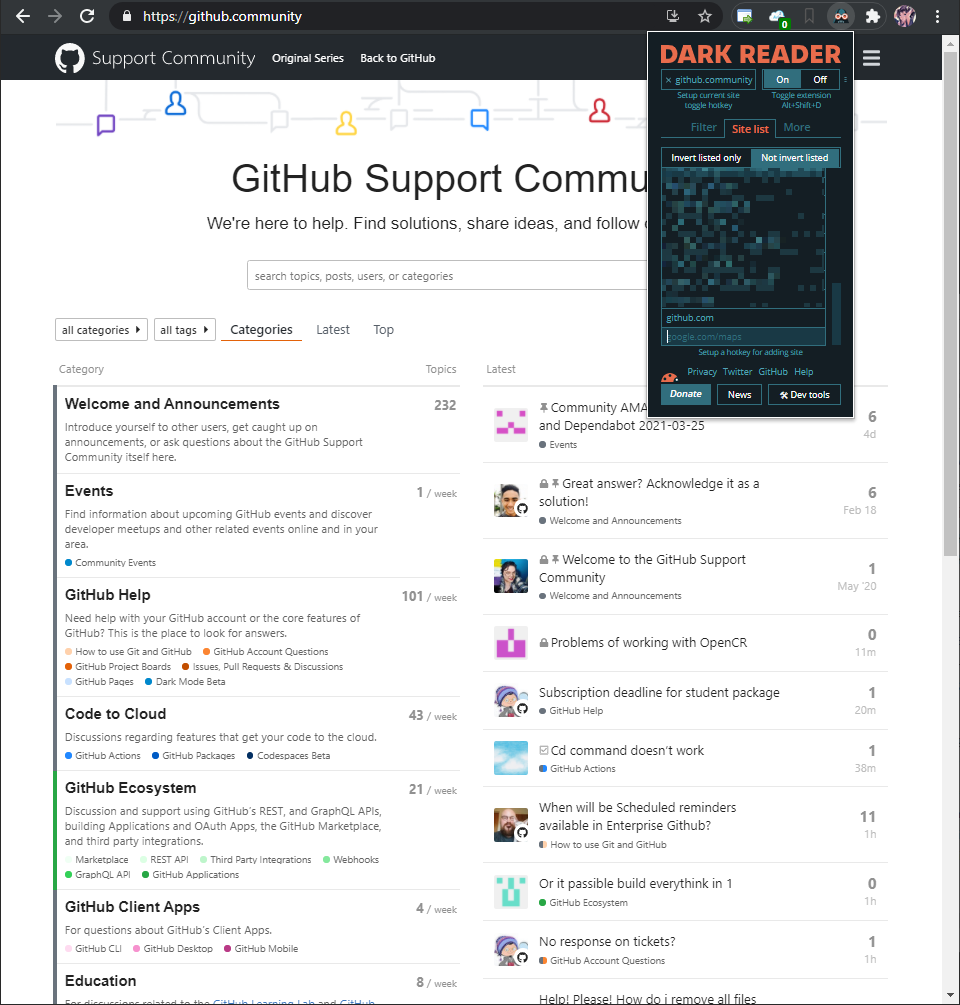 [BUG] Rule "github.com" matches "github.community" · Issue #5317 ...