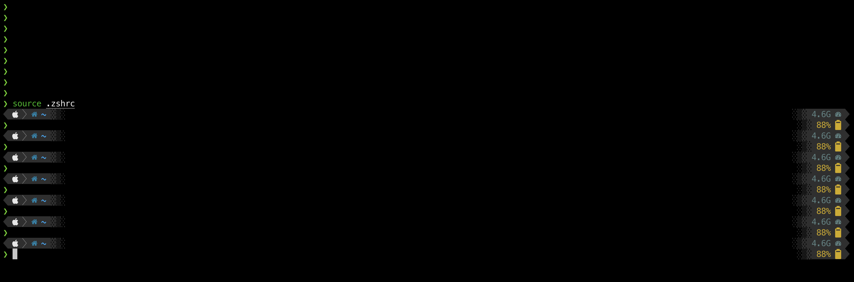 Transient Prompt Breaks After Sourcing Zshrc · Issue 2008 · Romkatv