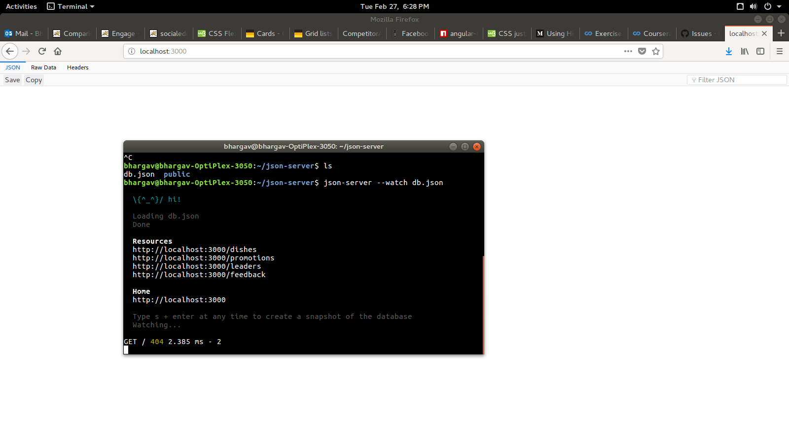 Unable to view resources in the browser · Issue #734 · typicode/json-server · GitHub