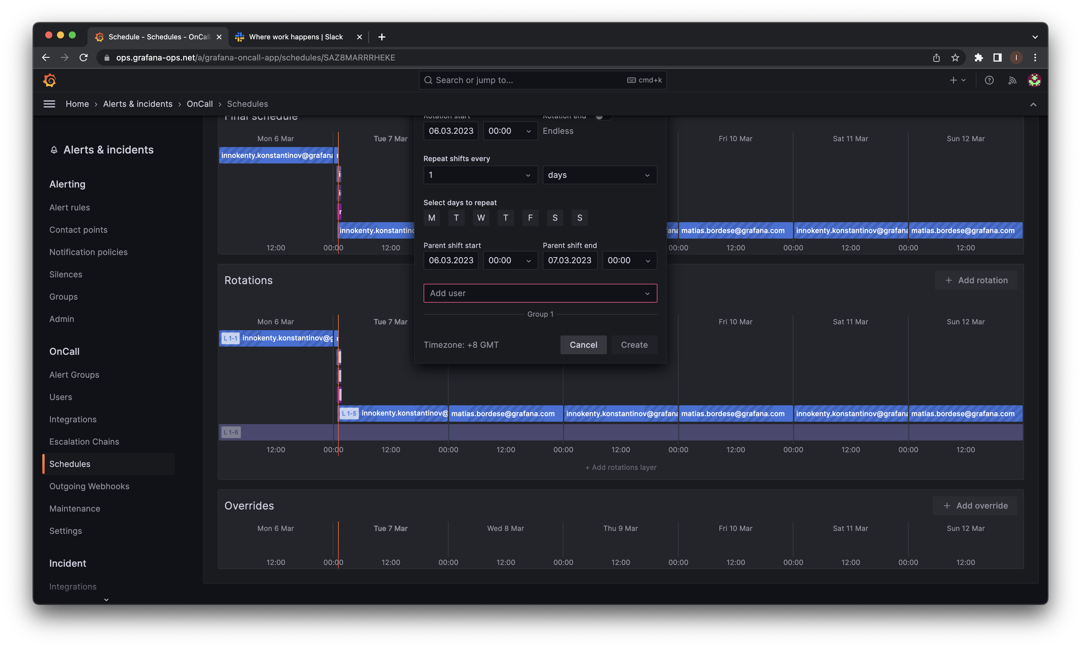 Modal of Editing rotation is sticking to the top of the screen · Issue #1489 · grafana/oncall ...