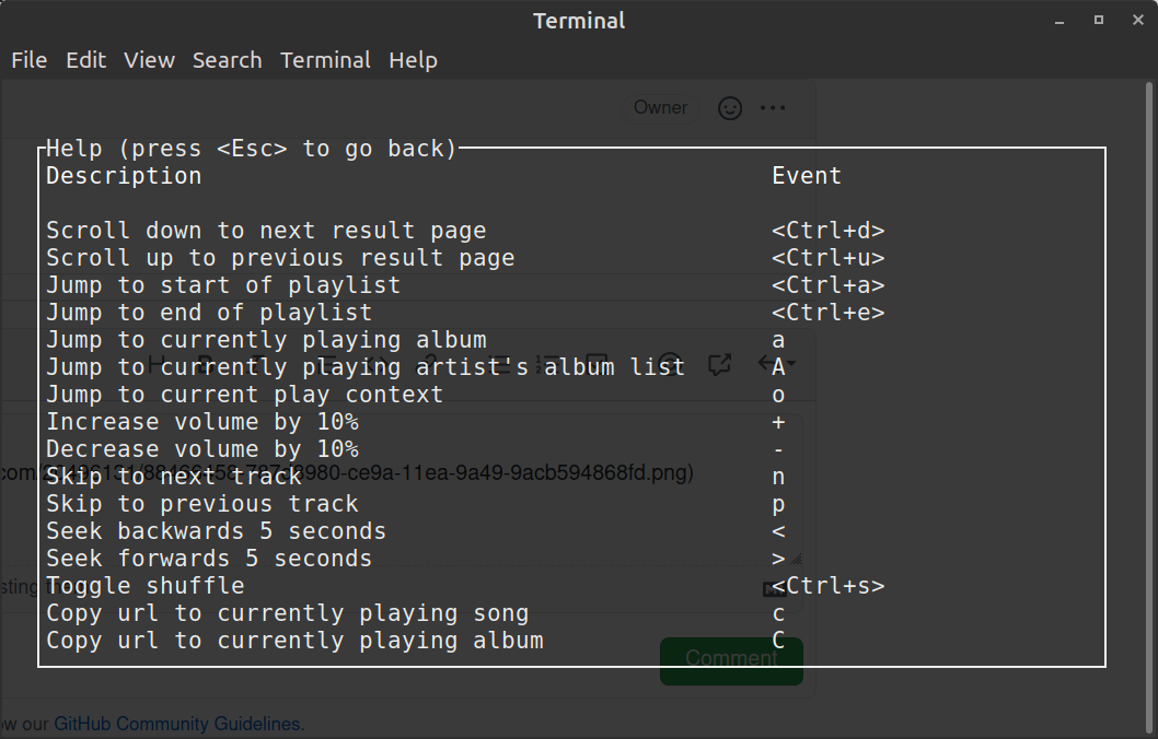 Help menu flickers when viewing in vertical orientation · Issue #533 · Rigellute/spotify-tui ...