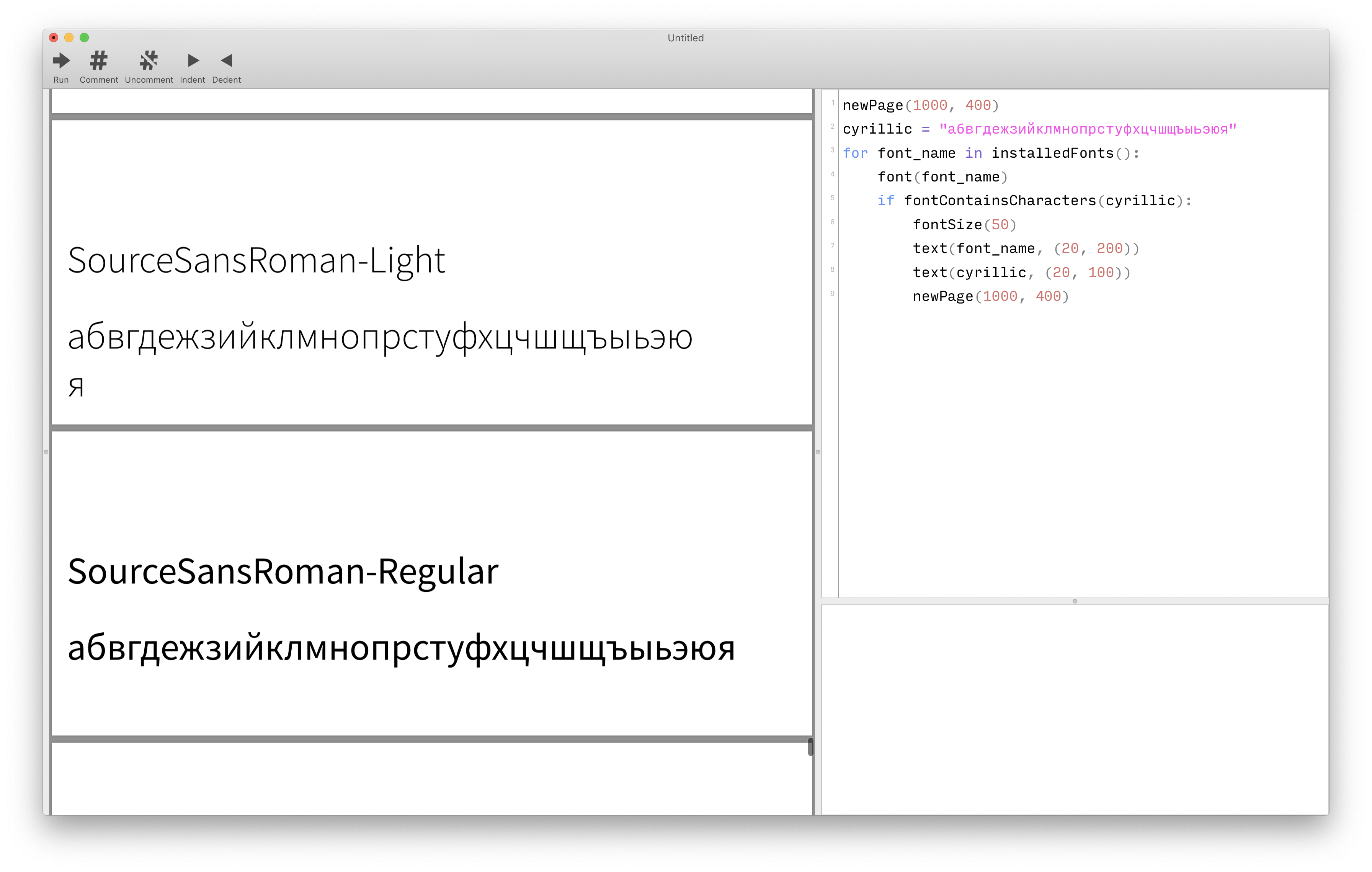 Line wrap occurring for non-latin scripts · Issue #254 · typemytype/drawbot · GitHub
