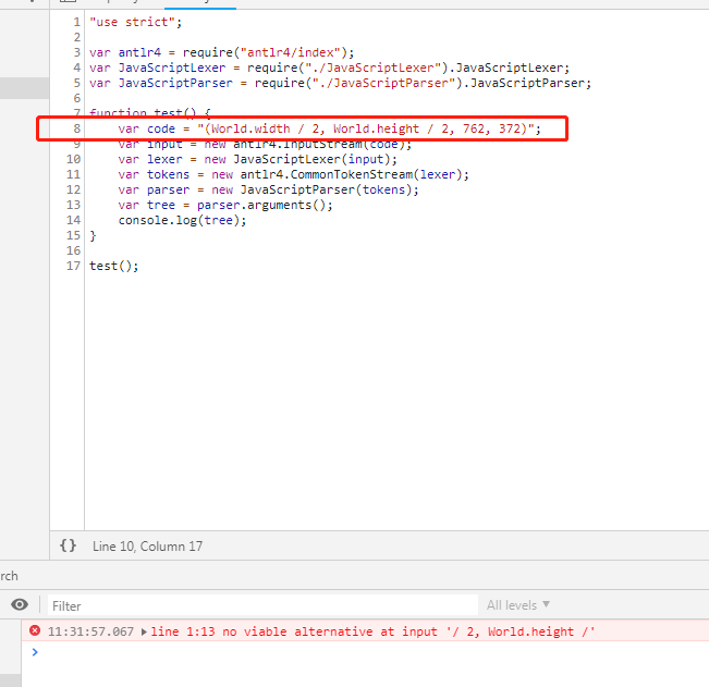 JavaScriptParserListener return a wrong ctx · Issue #2522 · antlr/antlr4 · GitHub