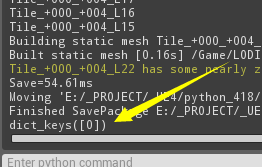 How to add LODs to staticmesh with python? · Issue #505 · 20tab/UnrealEnginePython · GitHub