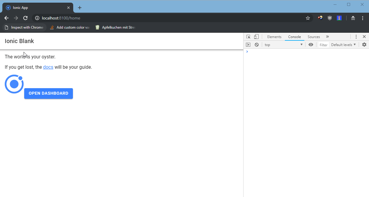 400 Beta16 Ion Router Outlet Issue Tabs Split Pane Navigation Broken Stops Working