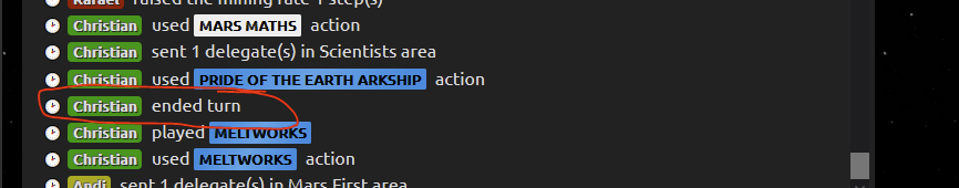 Mars Maths and End Turn allow for unlimited actions · Issue #5618 · terraforming-mars ...