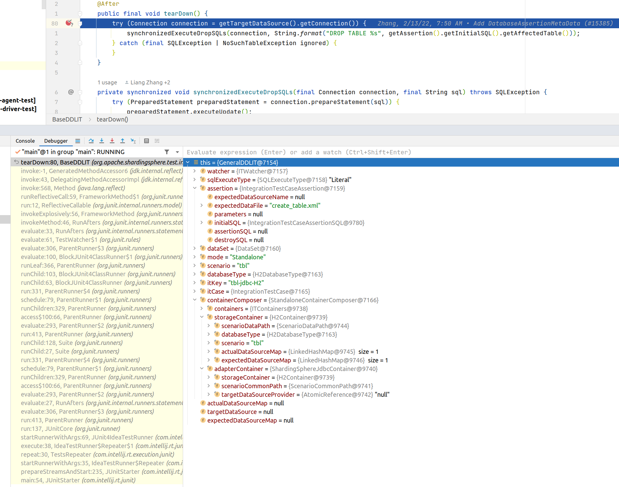 GeneralDDLIT of scenario Proxy, tbl occasionally failed · Issue #22385 · apache/shardingsphere ...