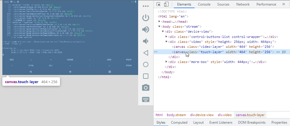 Add option to hide menu bar. · Issue #125 · NetrisTV/ws-scrcpy · GitHub