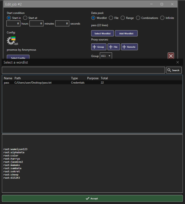 this config does not support the provided wordlist type · Issue #639 · openbullet/OpenBullet2 ...