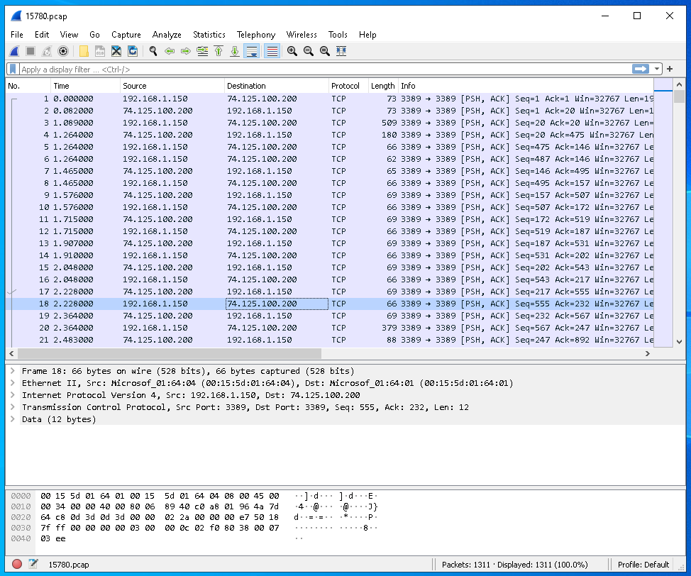 wfreerdp create .pcap file with strange content. · Issue #8170 · FreeRDP/FreeRDP · GitHub