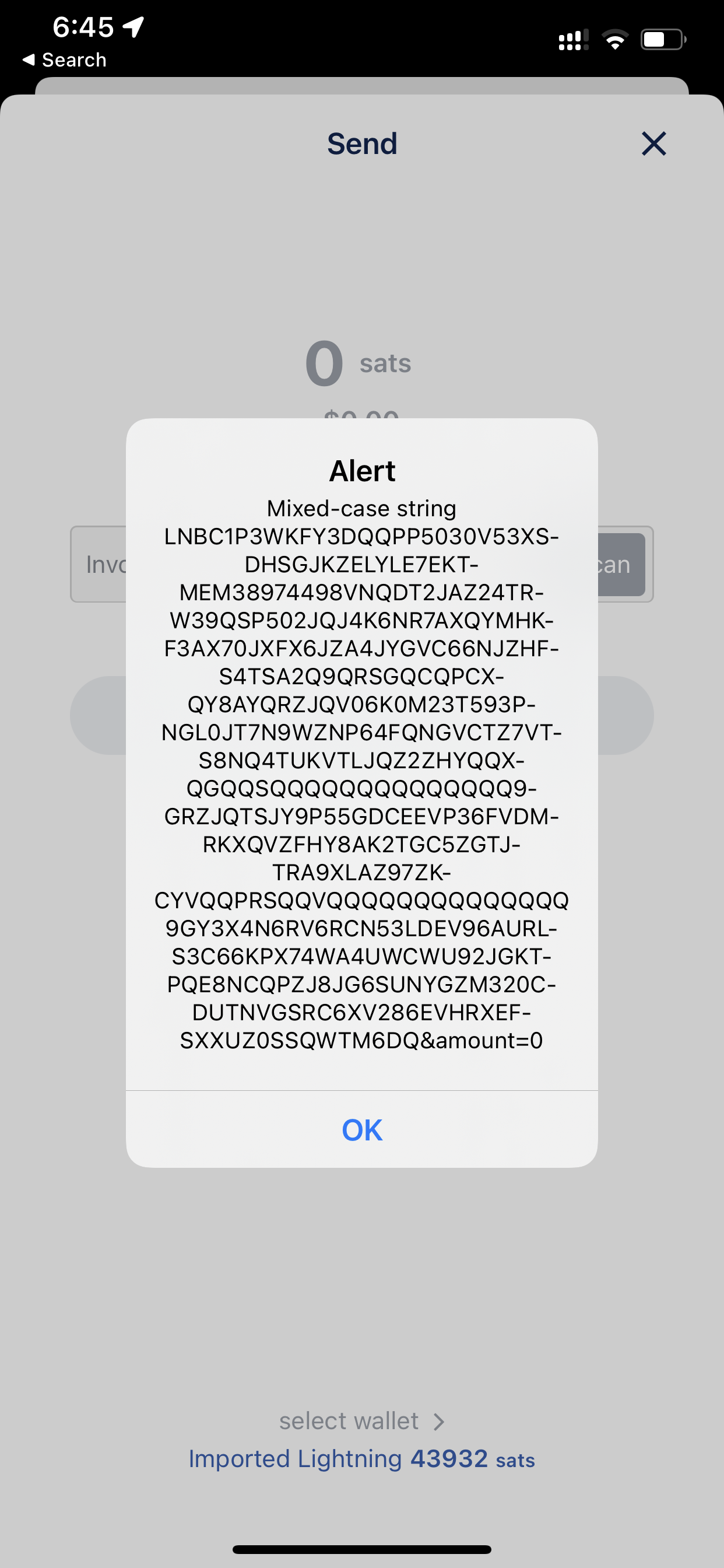 Support paying BIP21 based unified bitcoin QR codes · Issue #4931 ...