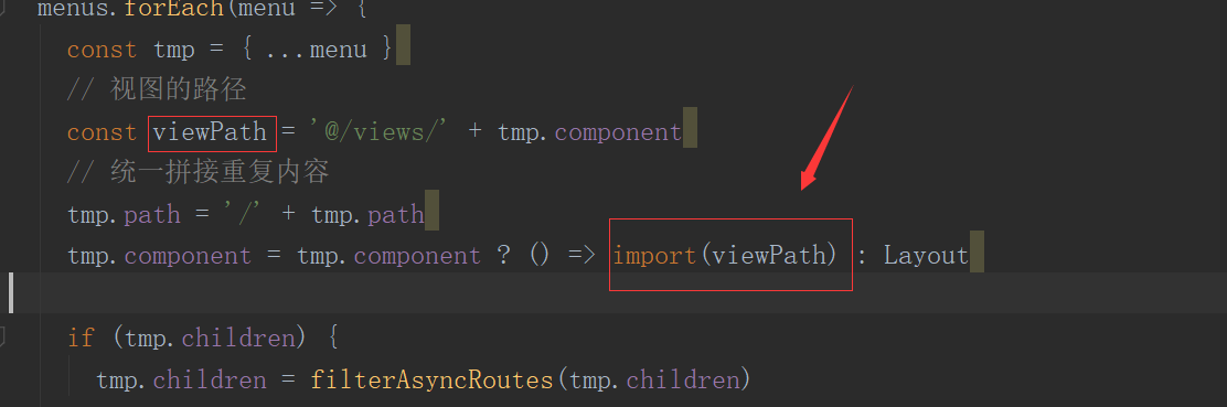 关于动态拼接的 Import 的问题 · Issue 2596 · Panjiachenvue Element Admin · Github