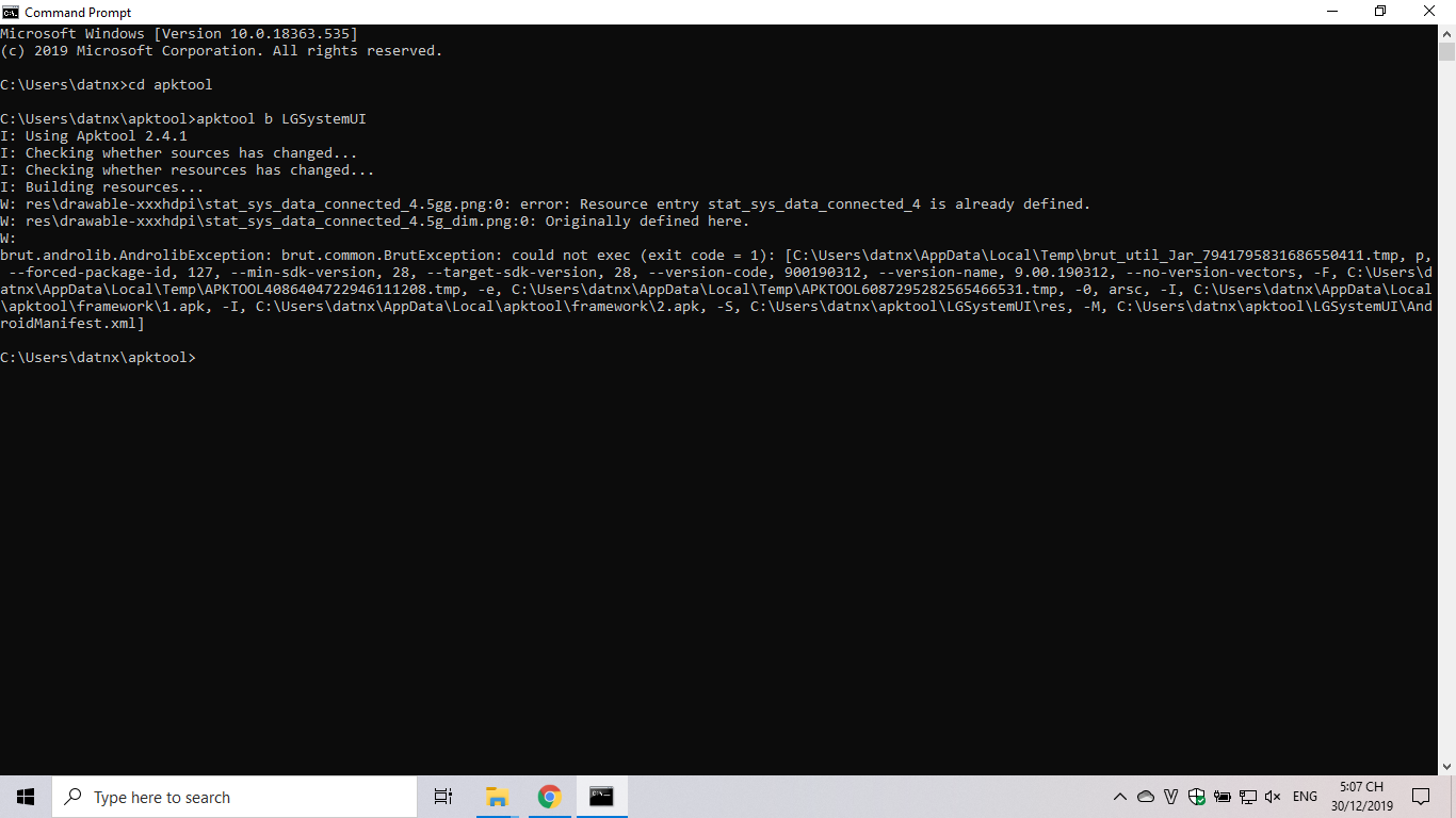 Build error · Issue #2266 · iBotPeaches/Apktool · GitHub