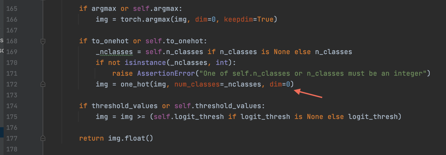 dimension error when using AsDiscrete function to do make_one_hot · Issue #2549 · Project-MONAI ...