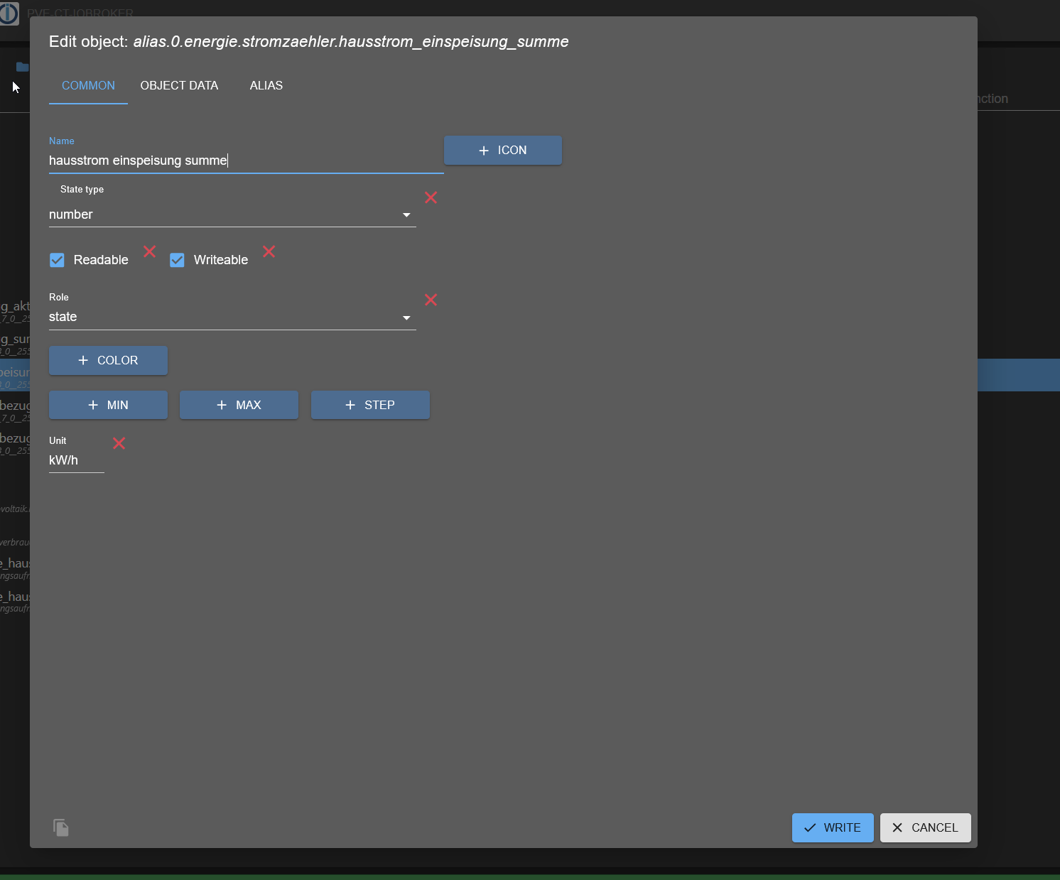 Admin UI - Enter Key (to confirm) does not work at Edit Object Modal · Issue #1761 · ioBroker ...