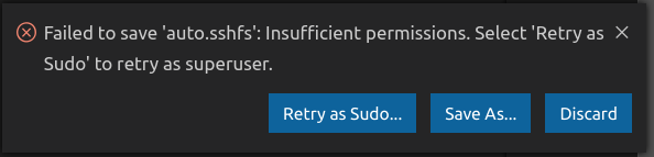 Expose Elevated Save to the User · Issue #83190 · microsoft/vscode · GitHub