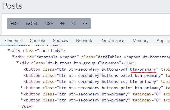 Weird issue with buttons classes. · Issue #2974 · yajra/laravel ...